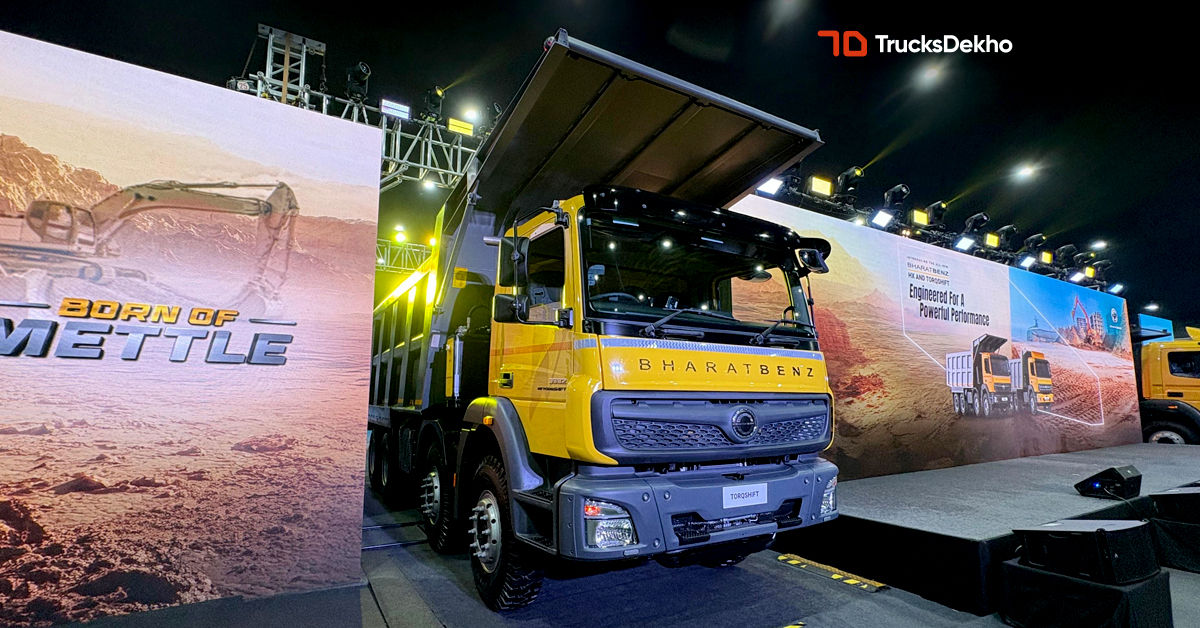 BharatBenz 3532 TorqShift: An Ultimate Mining Tipper Truck? | Trucks ...