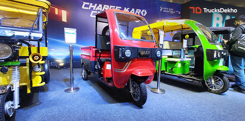 New Baxy Electric Three-Wheelers Launched In India | Trucks.cardekho.com