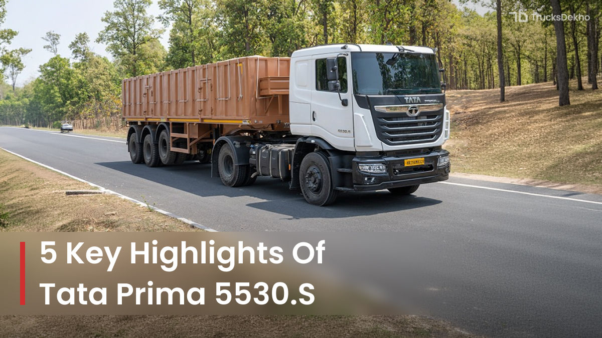 heck Out These 5 Best Highlights Of Tata Prima 5530.S 6x4 55-T GVW ...