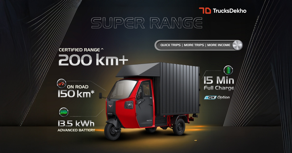 Montra Electric Super Cargo 3W Launched In Delhi: Here’s Insights For ...
