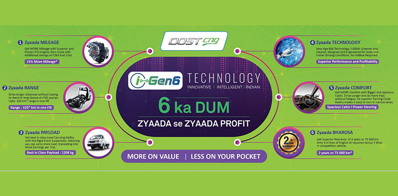 Ashok Leyland Dost CNG: Variants Explained | Trucks.cardekho.com