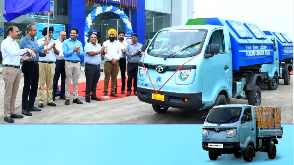 Tata Motors Delivers Ace Pro EV Mini-Tippers To Patiala Municipal ...