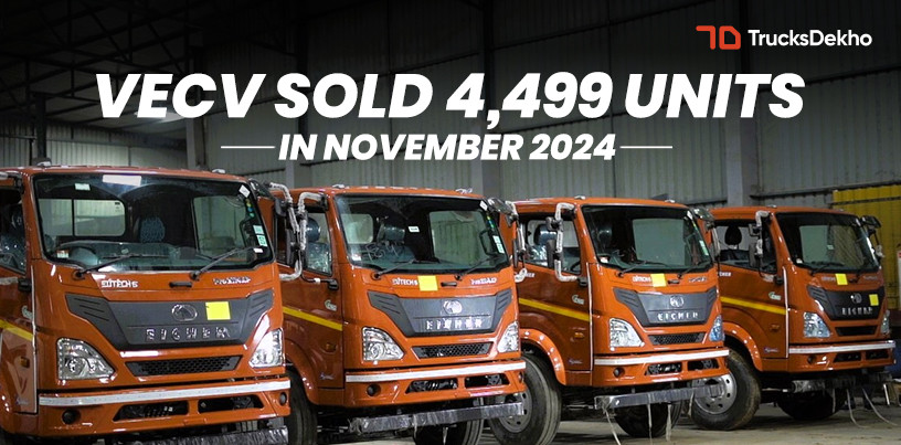 VECV Truck Sales In November 2024 | Trucks.cardekho.com