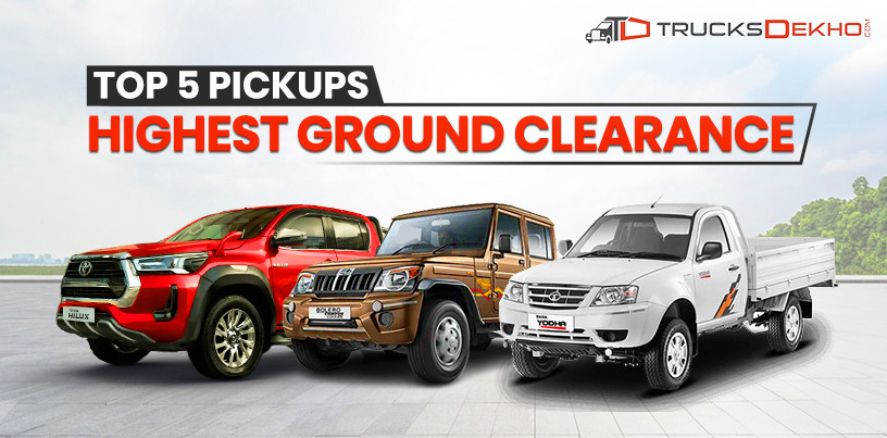 Top 5 Pickup Trucks With Highest Ground Clearance To Navigate Tough ...
