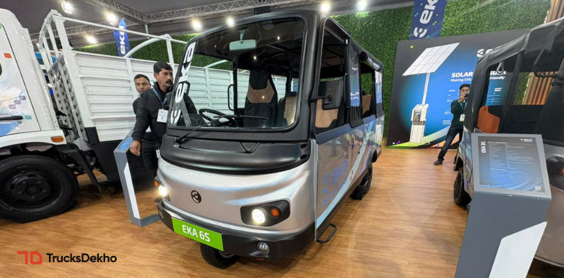EKA Mobility Launches Electric 6S 3-Wheeler At Auto Expo 2025 | Trucks ...