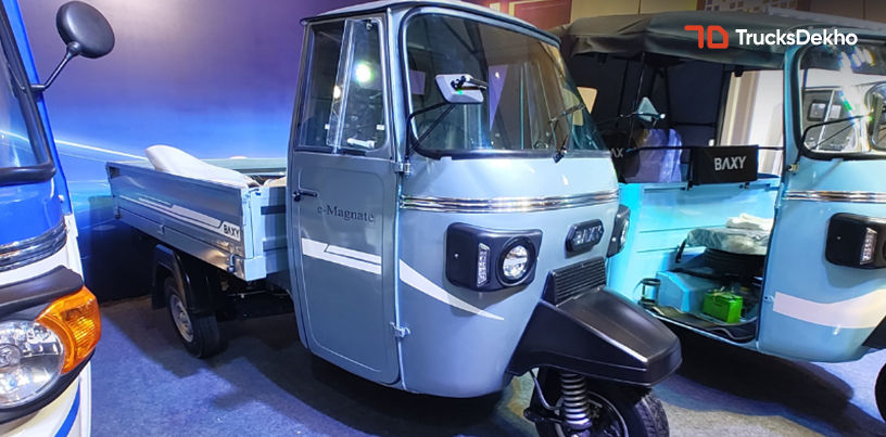 New Baxy Electric Three-Wheelers Launched In India | Trucks.cardekho.com